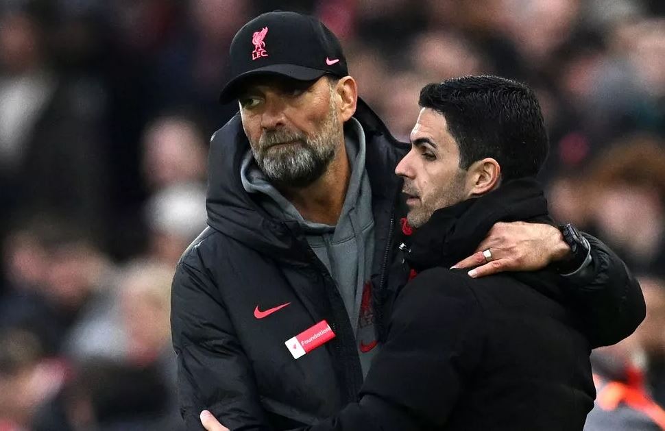 Mikel Arteta Akui Bakal Merindukan Sosok Jurgen Klopp - BolaSkor Mikel Arteta Akui Bakal Merindukan Sosok Jurgen Klopp - BolaSkor