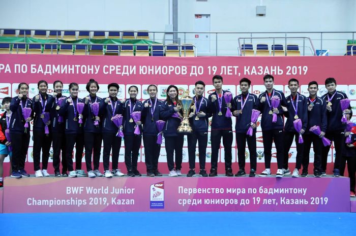 Cetak Sejarah, Tim Bulu Tangkis Indonesia Bawa Pulang Piala Suhandinata ... Cetak Sejarah, Tim Bulu Tangkis Indonesia Bawa Pulang Piala Suhandinata ...